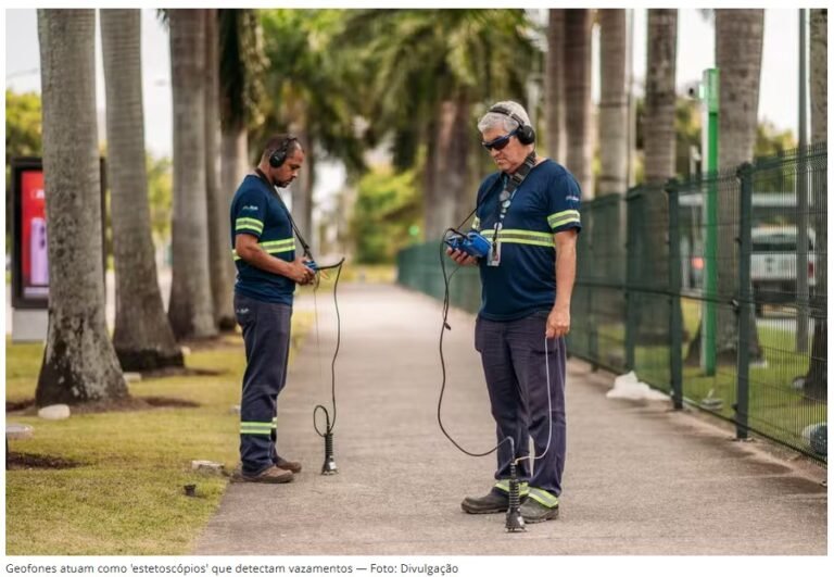 'Caça-vazamentos': equipamento já ajudou